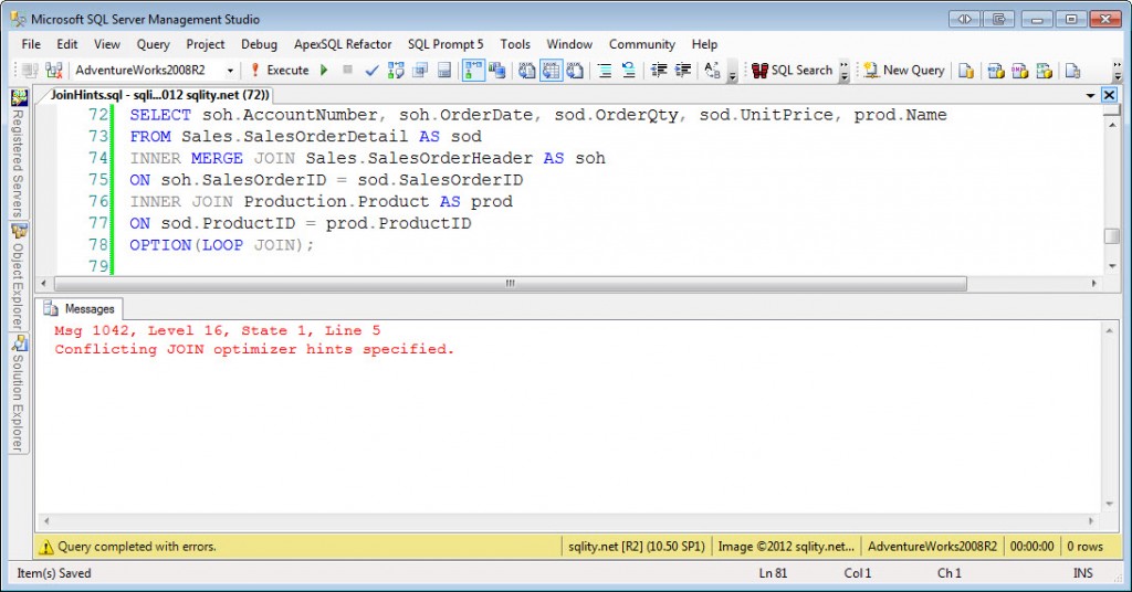 A Join A Day – Join Hints - sqlity.net