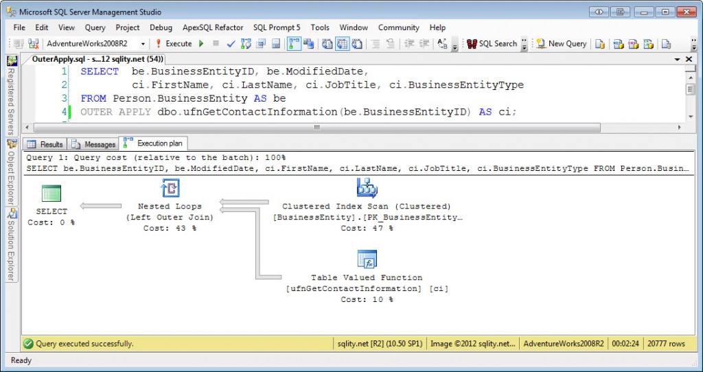 A Join A Day – The Outer Apply - sqlity.net