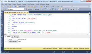 CONTROL SERVER vs. sysadmin - Differences when Creating a Schema ...