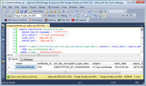 CREATE CERTIFICATE - How to create a Self-Signed Certificate in SQL ...