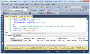 How to Create a Symmetric Key - sqlity.net